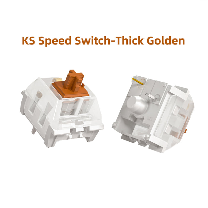 Kailh Speed Keyboard Switch Bronze Copper Gold Pink Thick Gold Silver