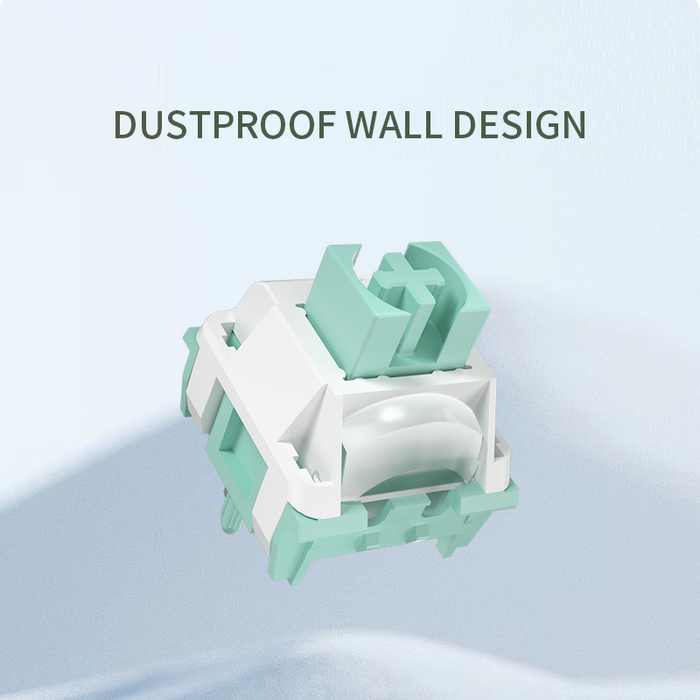 kailh cool mint v2 Switch Linear Quick Conduction Ice peak Silver Mech