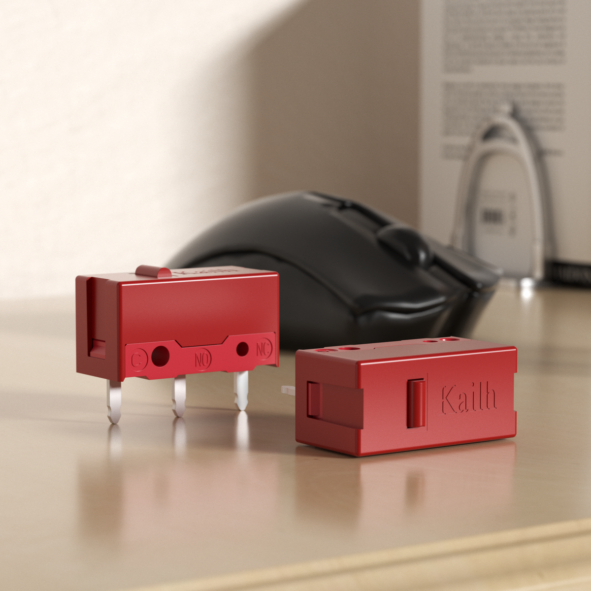 Kailh Micro Switch GM4.0 60M Life Gaming Mouse Micro Switch 3 Pins Red