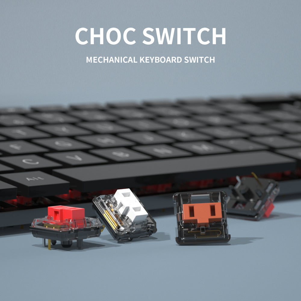 Kailh Low Profile Mechanical Keyboard Switch Brown Red White Switch Fo