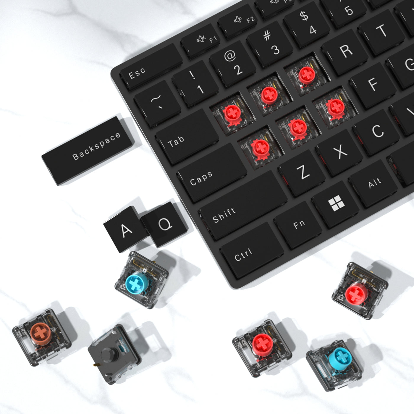 Kailh Choc V2 Low Profile Switch 1353 Chocolate V2 Mechanical Keyboard
