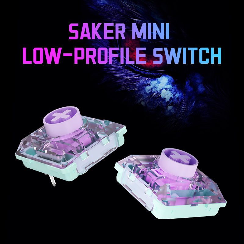 Kailh Saker Mini Low-Profile Switch Ultra-Short Total Travel Quick Acu