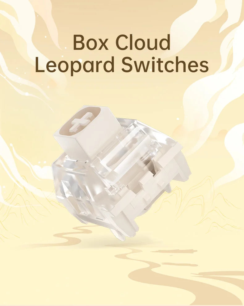 Kailh BOX Cloud Leopard Keyboard Switch Mechanical Keyboard 5pins Clic
